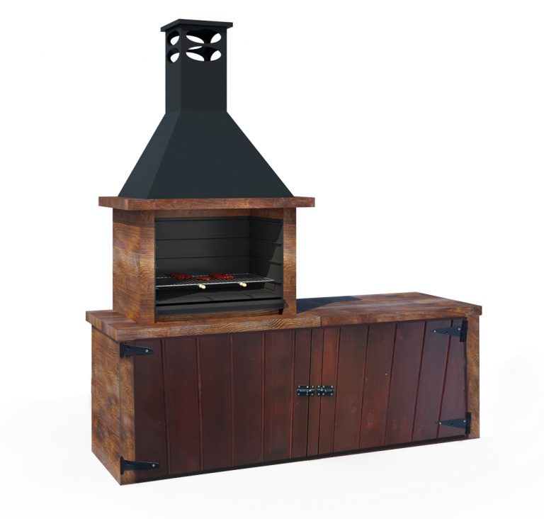 Barbacoas con puertas | Añade un armario a tu barbacoa de obra